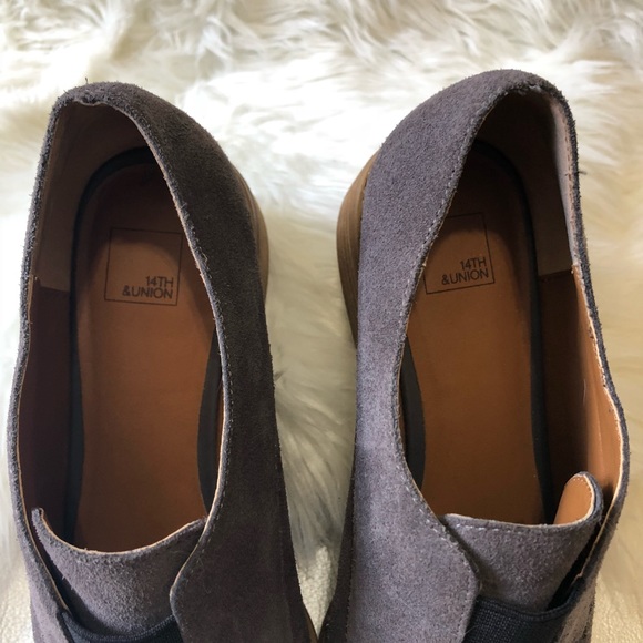 14th & Union | Shoes | 4th Union Grey Suede Corey Loafers Sz 6 | Poshmark